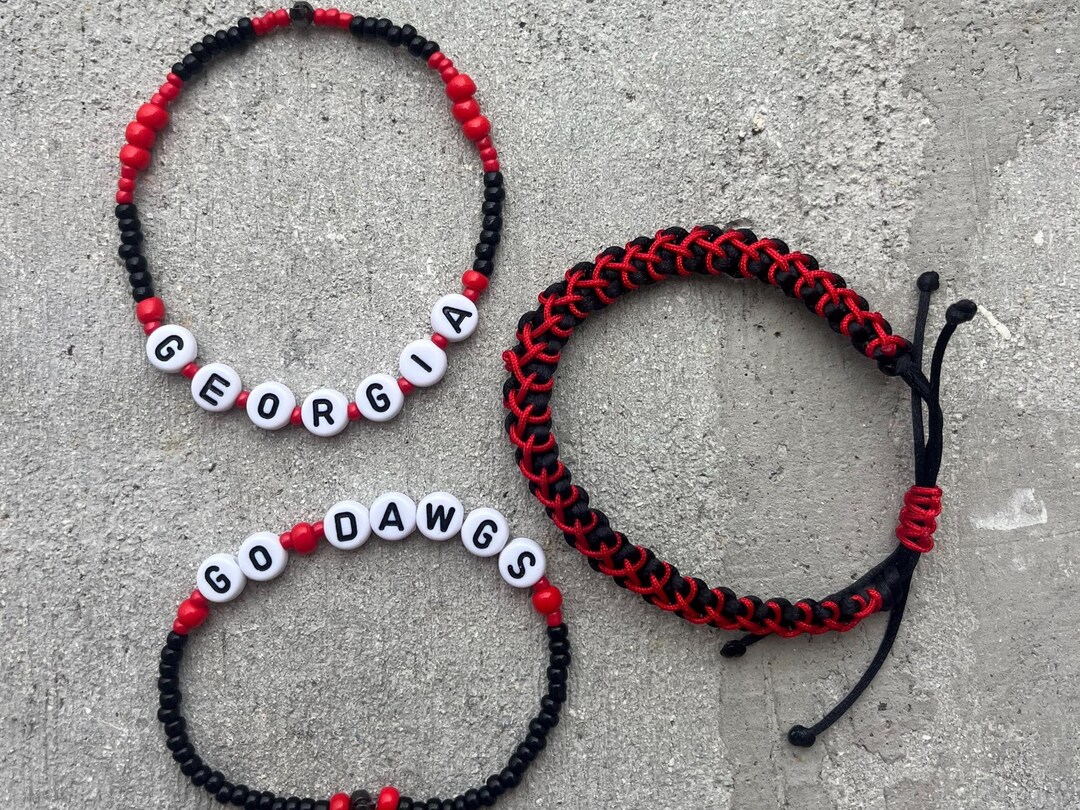 University of Georgia Inspired Bracelet Stack | Go Dawgs | Georgia ...