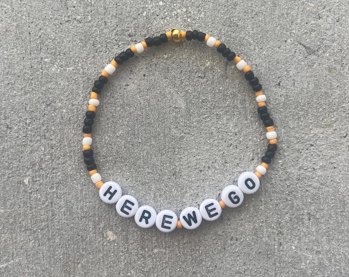 Pittsburgh Steelers Inspired Friendship Bracelet | NFL Steelers | Here ...