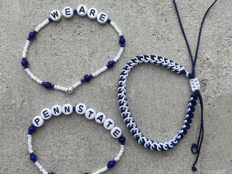 Penn State University Inspired Bracelet Stack | Nittany Lions | We Are ...