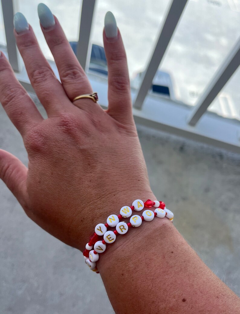 Liverpool FC Inspired Bracelet Stack | You'll Never Walk Alone ...