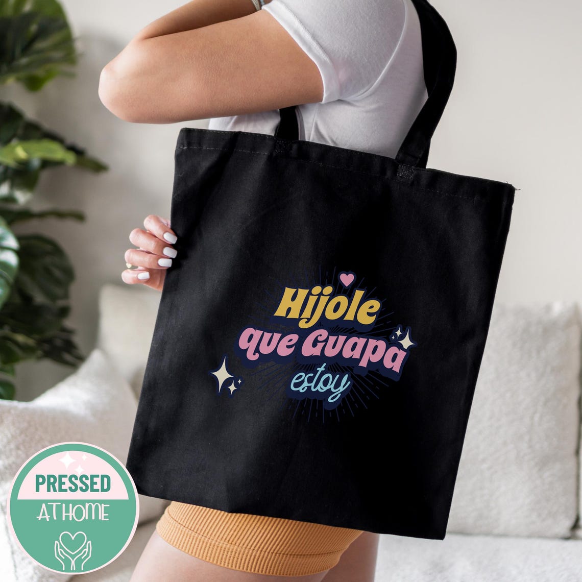 Hijole Que Guapa Estoy Tote Bag - Latina Self-love Canvas Bag - Etsy