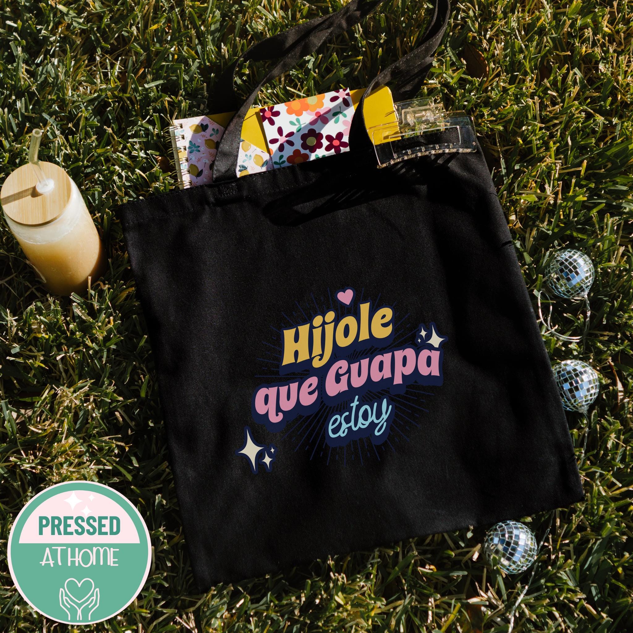 Hijole Que Guapa Estoy Tote Bag - Latina Self-love Canvas Bag - Etsy