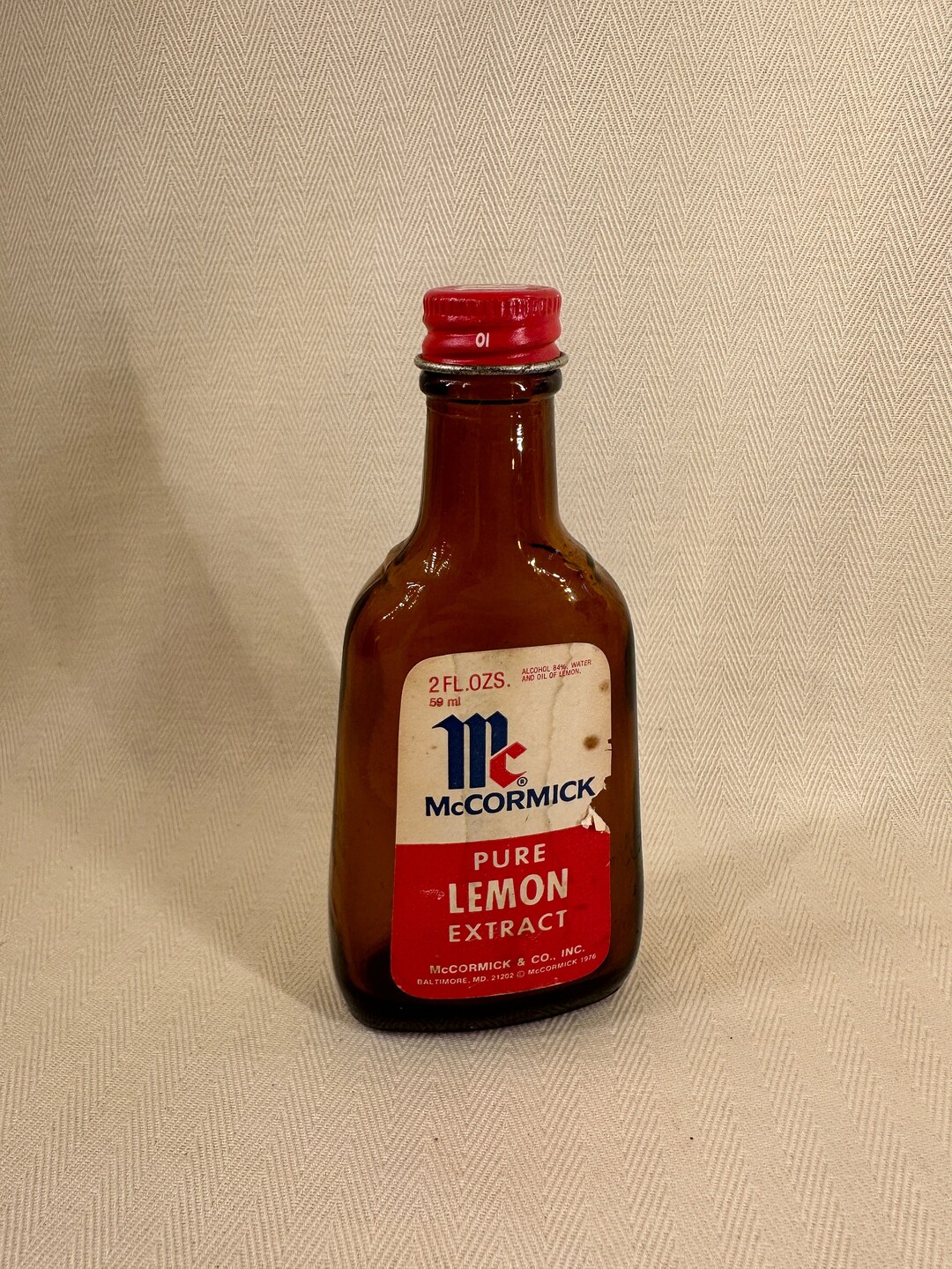 1976 Mccormick Pure Lemon Extract Bottle 2oz. - Etsy