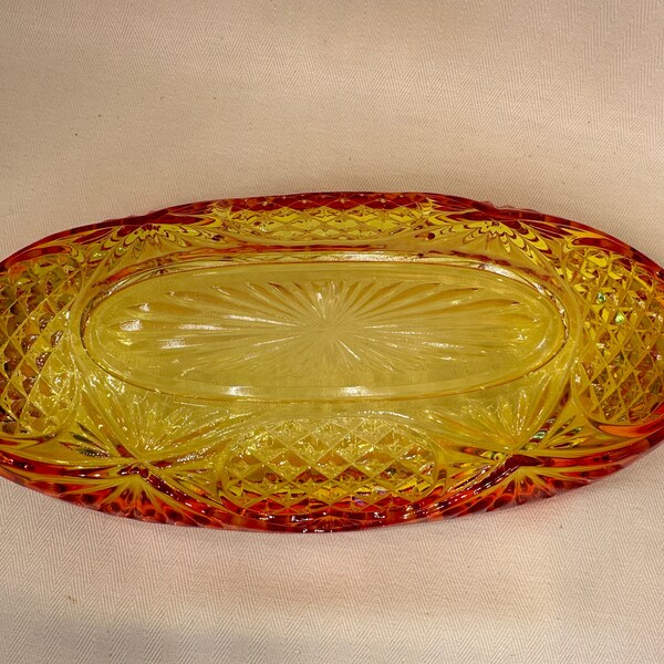 Amberina Glass - Etsy