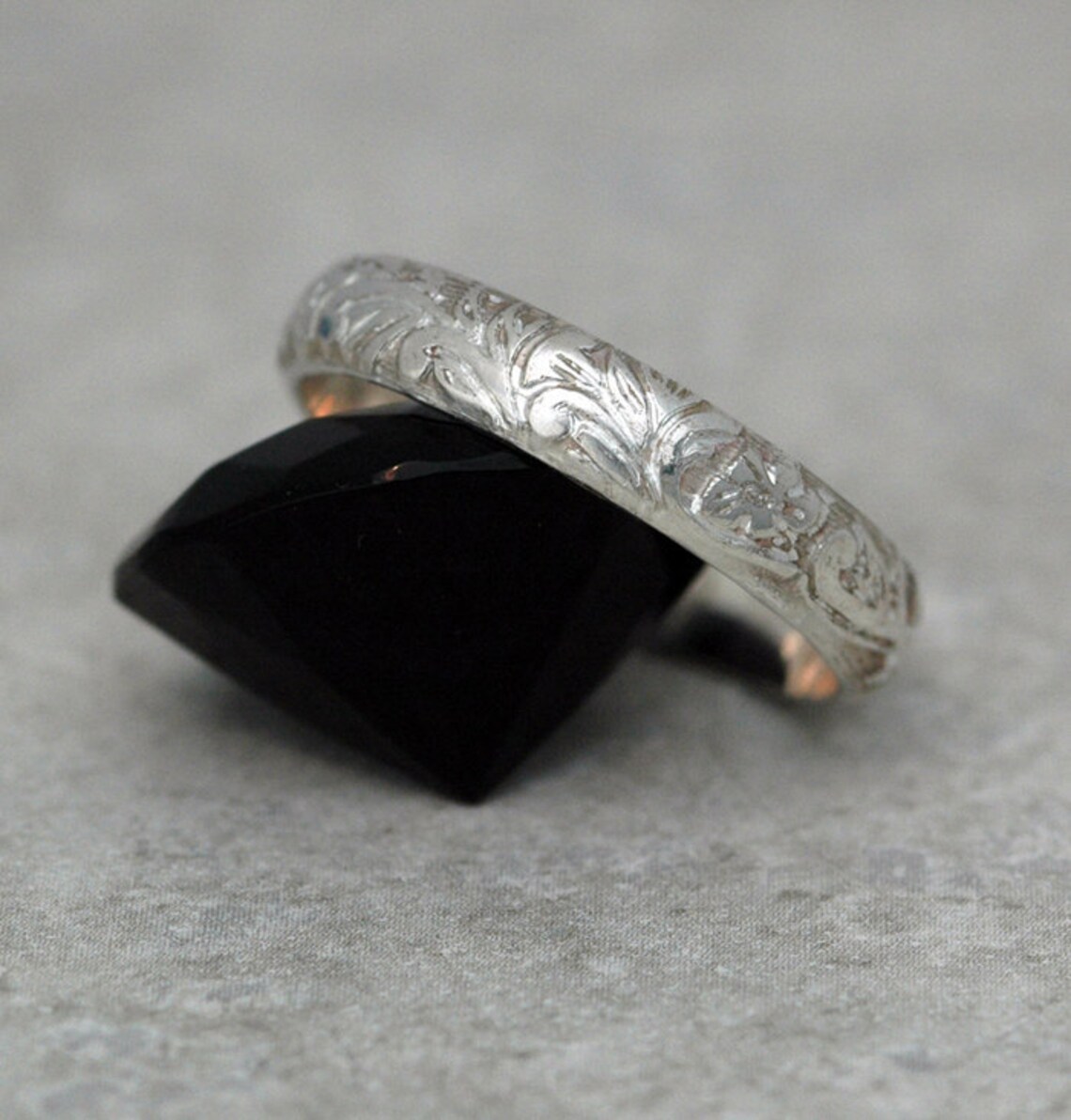 Floral and Scroll Ring Made Upon Order in Nickel Free - Etsy