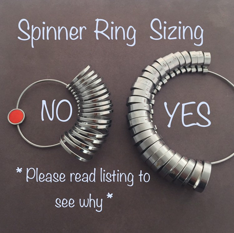 Floral Spinner Ring in Polished Sterling Silver Handmade | Etsy