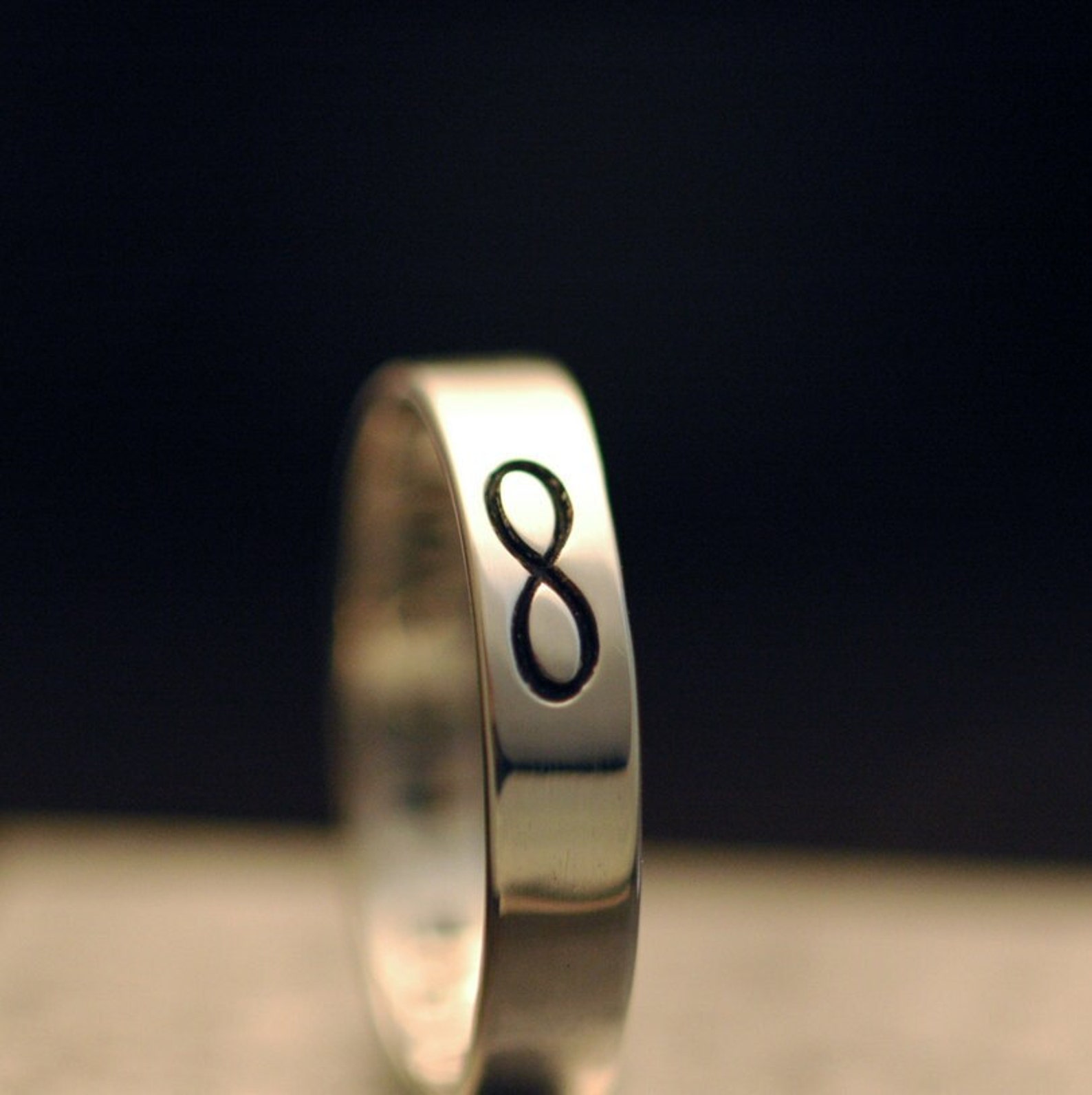 Infinity Ring Handmade in Sterling Silver Made Upon Order - Etsy