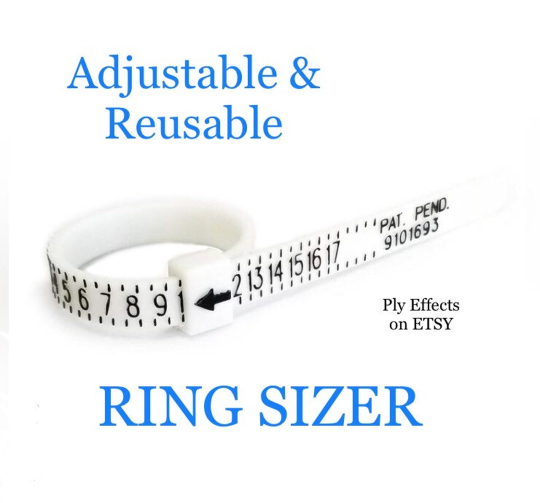Ring Sizer - Adjustable - Find Your Perfect Size - Sizes 1 Thru 17 ...