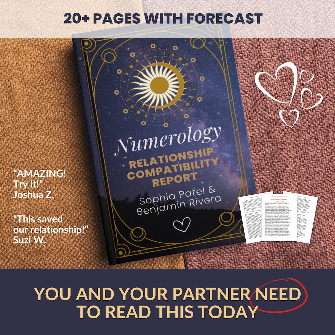 Numerology Compatibility Report / Relationship Report / Numbers / Are ...