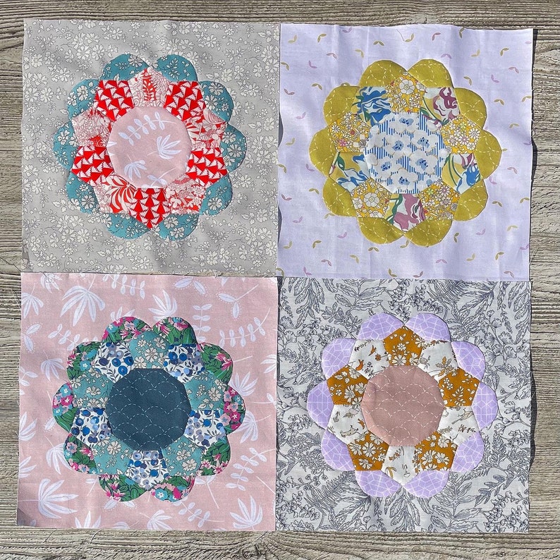 Mini Flower Power Quilt PDF Pattern - Etsy