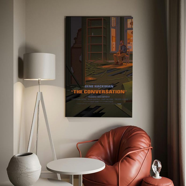 The Conversation Movie Poster, Wall Decor, High Quality Canvas, Poster ...