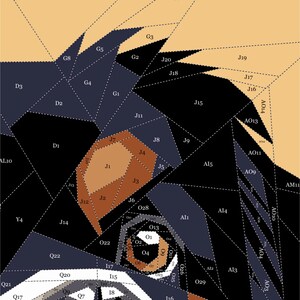 Tibetan Spaniel Quilt Pattern, Dog Paper Piecing Patterns, Animal Quilt ...