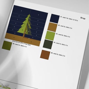 Forest Pine Tree Quilt Pattern, Paper Piecing Patterns for Quilting ...