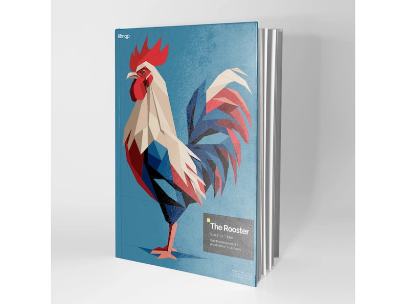 Rooster Quilt Pattern, Easy Quilting Patterns for Beginners Instant ...