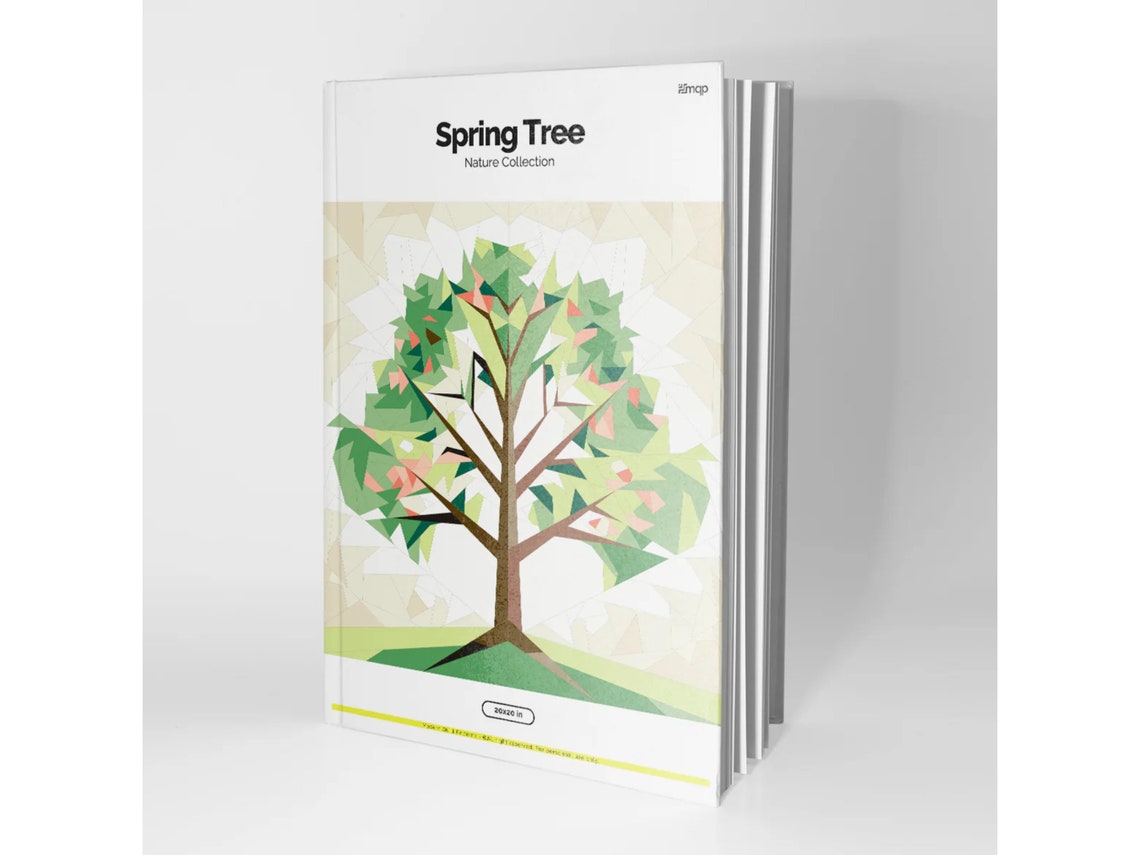 Spring Tree Quilt Pattern, Plant Quilt Pattern for Beginners, Paper ...