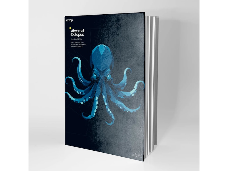 Abysmal Octopus Quilt Pattern, PDF Quilt Patterns for Beginners ...