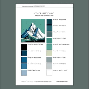 Mountain Quilt Pattern, Beginner Quilt Pattern, Paper Piecing Quilt ...
