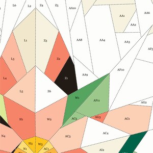 Spring Flower Quilt Pattern – 50x60" Throw Quilt – Modern Flower Quilt ...