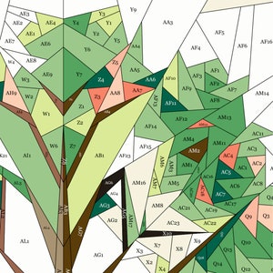 Spring Tree Quilt Pattern, Plant Quilt Pattern for Beginners, Paper ...