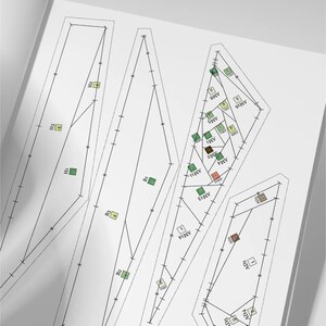Spring Tree Quilt Pattern, Plant Quilt Pattern for Beginners, Paper ...