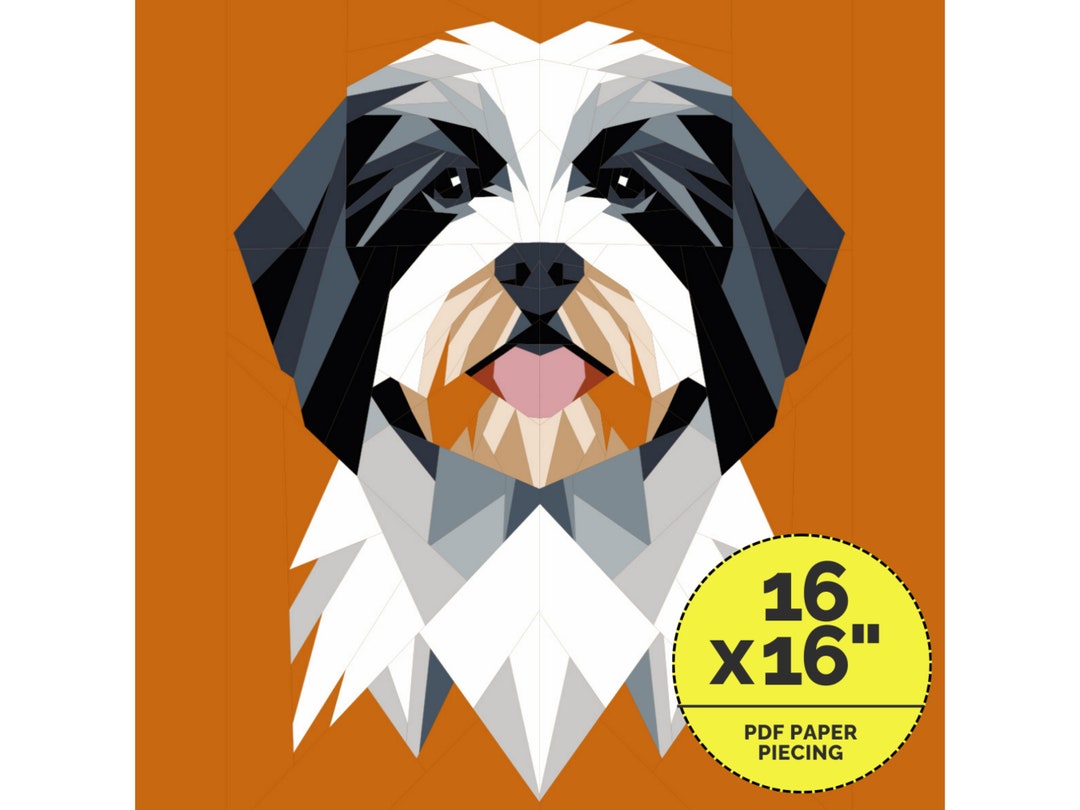 Havanese Dog Quilt Pattern, Paper Piecing (PDF Pattern) - Etsy