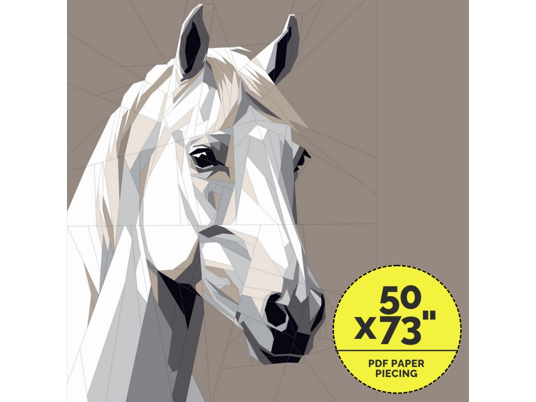 The White Horse Quilt Pattern, Quilting Patterns for Beginners ...