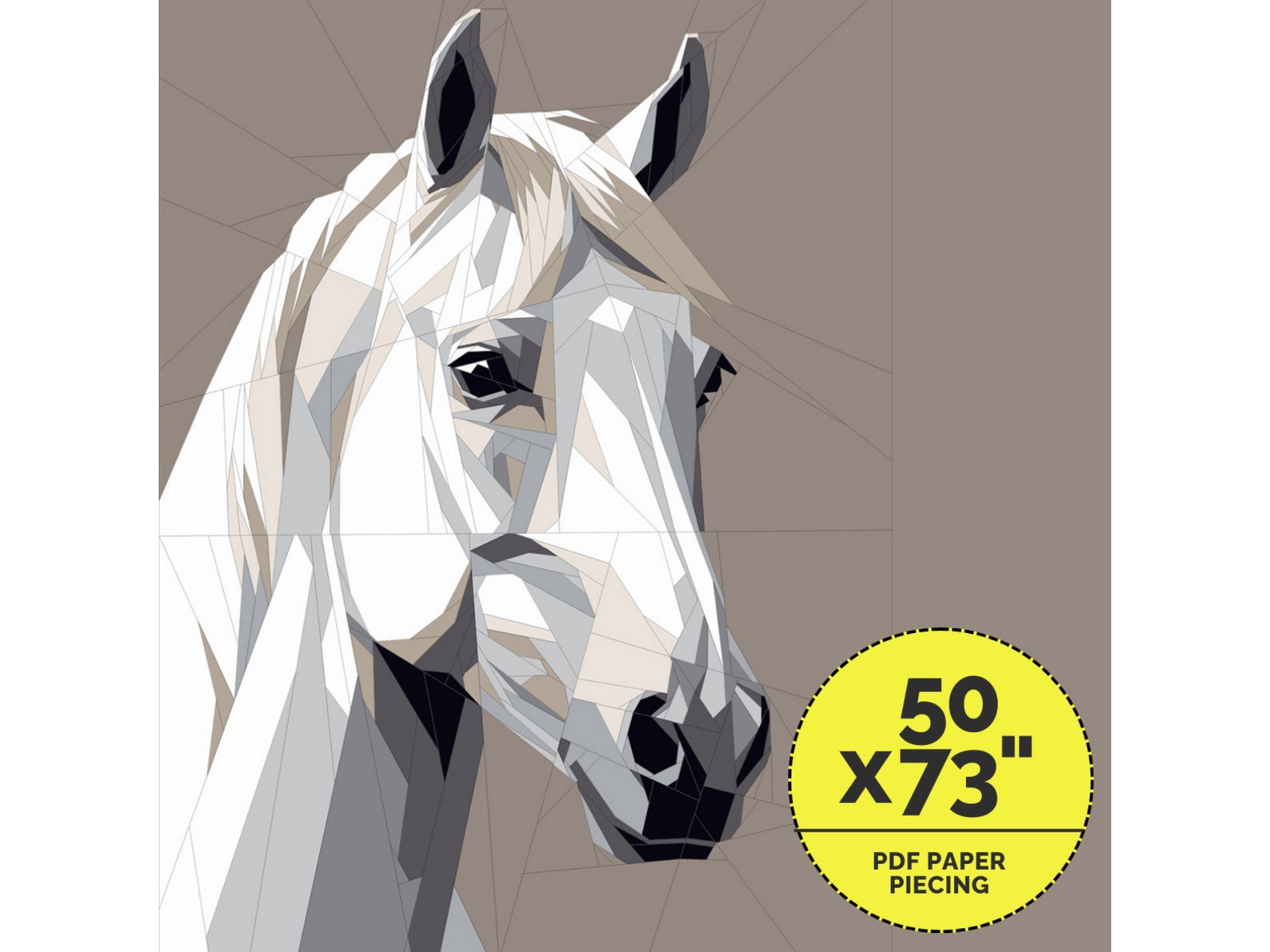 The White Horse Quilt Pattern, Quilting Patterns for Beginners ...