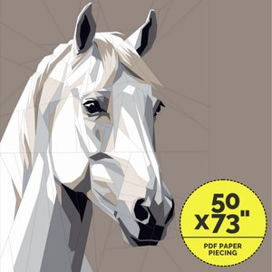 The White Horse Quilt Pattern, Quilting Patterns for Beginners ...