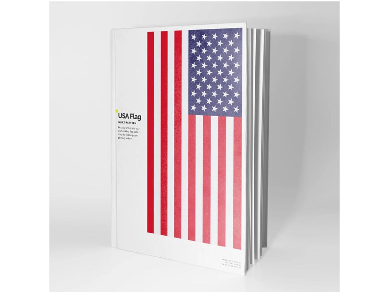 American Flag Quilt Pattern, USA Paper Piecing (instant Download PDF ...