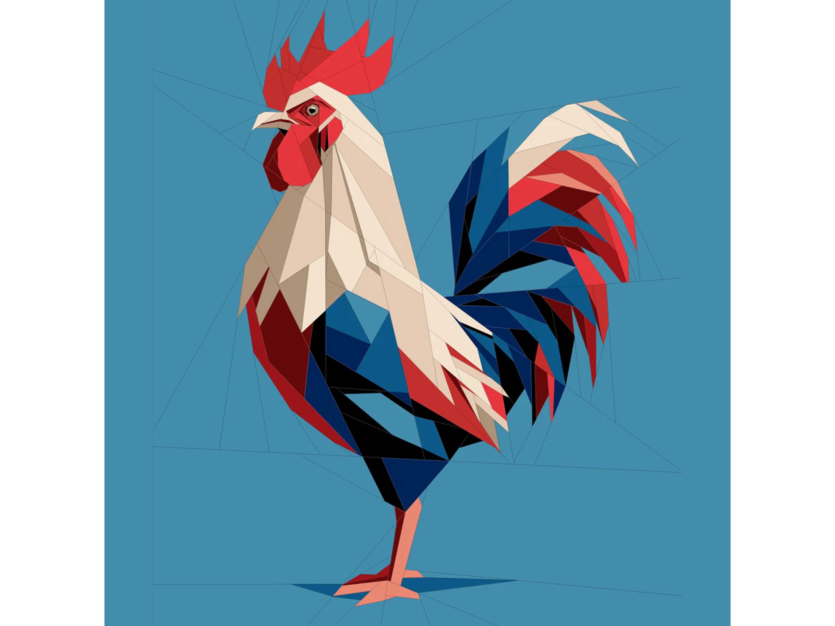 Rooster Quilt Pattern, Easy Quilting Patterns for Beginners Instant ...