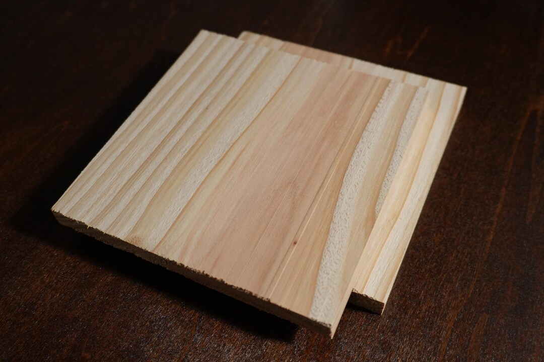 Smooth Square Shaped Cedar Crafting Block 2pc - Etsy