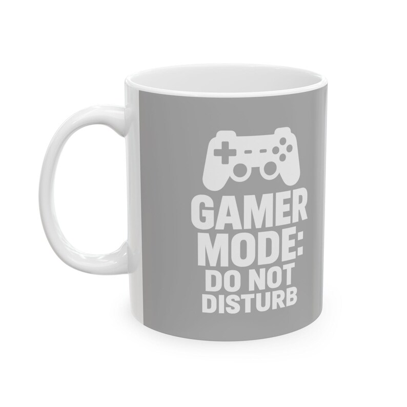 Gamer Mode Do Not Disturb Mug | Video Game Controller Ceramic Mug - Etsy