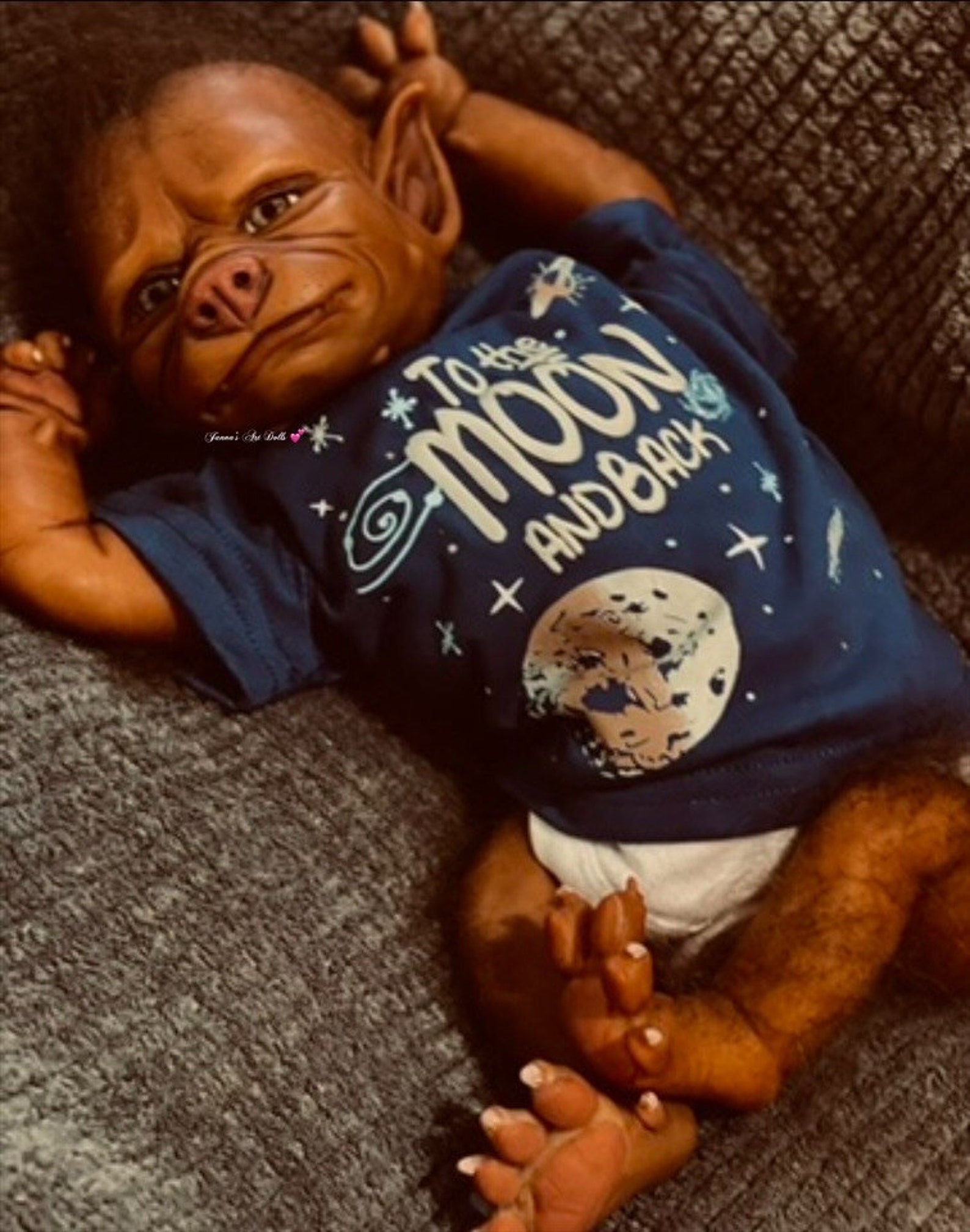 Custom Reborn Baby Werepup With Pacifier & Fangs - Etsy UK