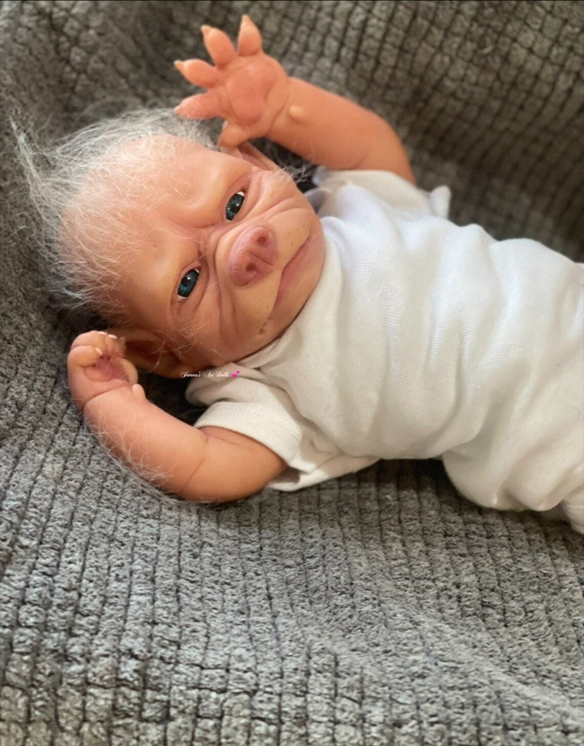 Custom Reborn Baby Werepup With Pacifier & Fangs - Etsy UK