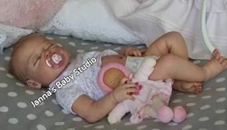 Full Body Platinum Silicone Baby Camryn: 8 Lb Chubby Newborn Baby Boy ...