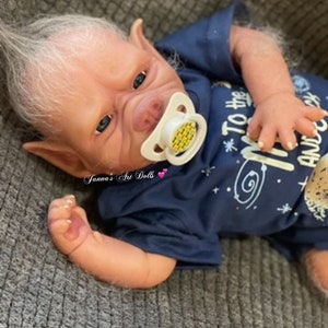 Custom Reborn Baby Werepup With Pacifier & Fangs - Etsy UK