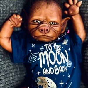 Custom Reborn Baby Werepup With Pacifier & Fangs - Etsy UK