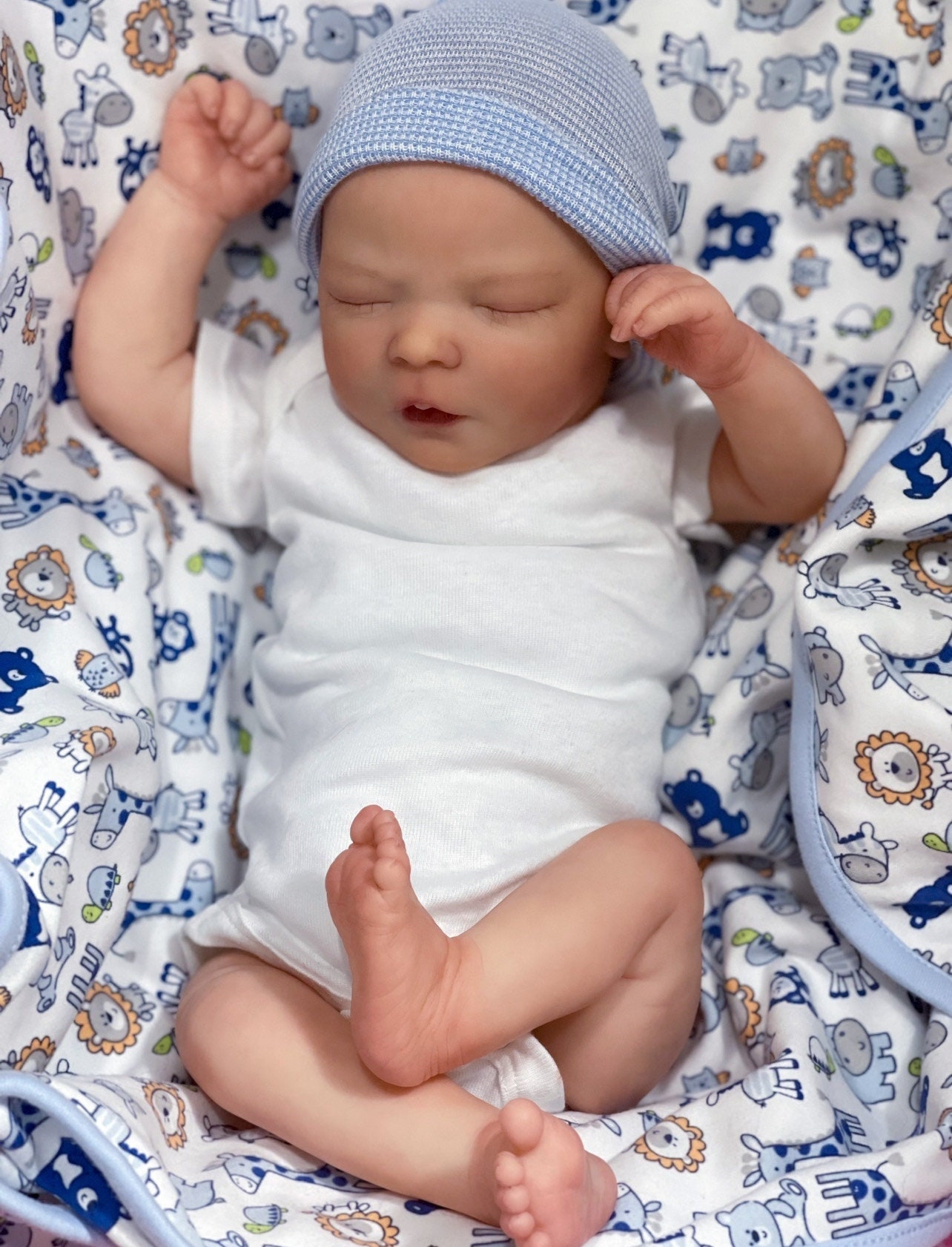 Silicone Baby Darren: Custom Solid Platinum Silicone, Full Limbs, Open ...