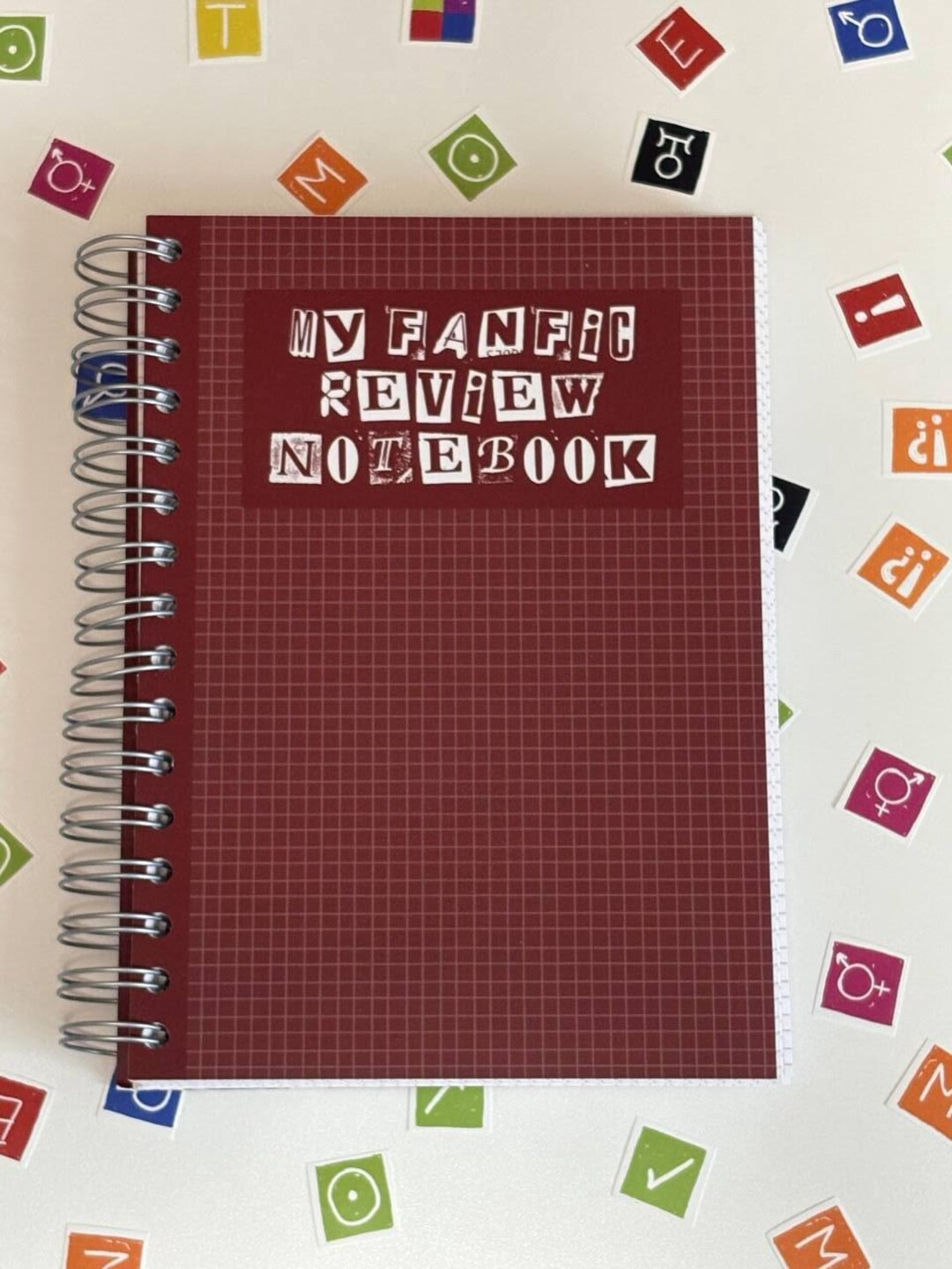 Fanfic Review Notebook Inspired AO3, Fanfic, Fanficnet, Wattpad ...