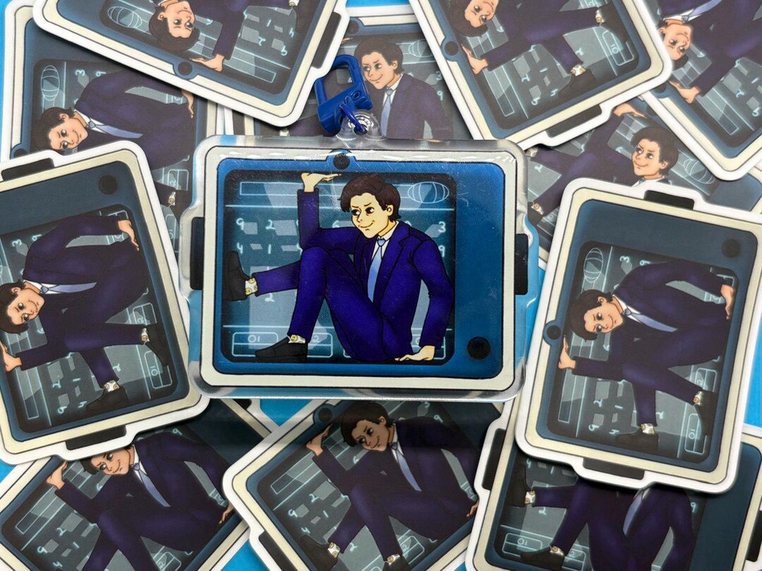 Mark Scout Charm and Stickers Inspired Severance, TV Series, Acrylic ...
