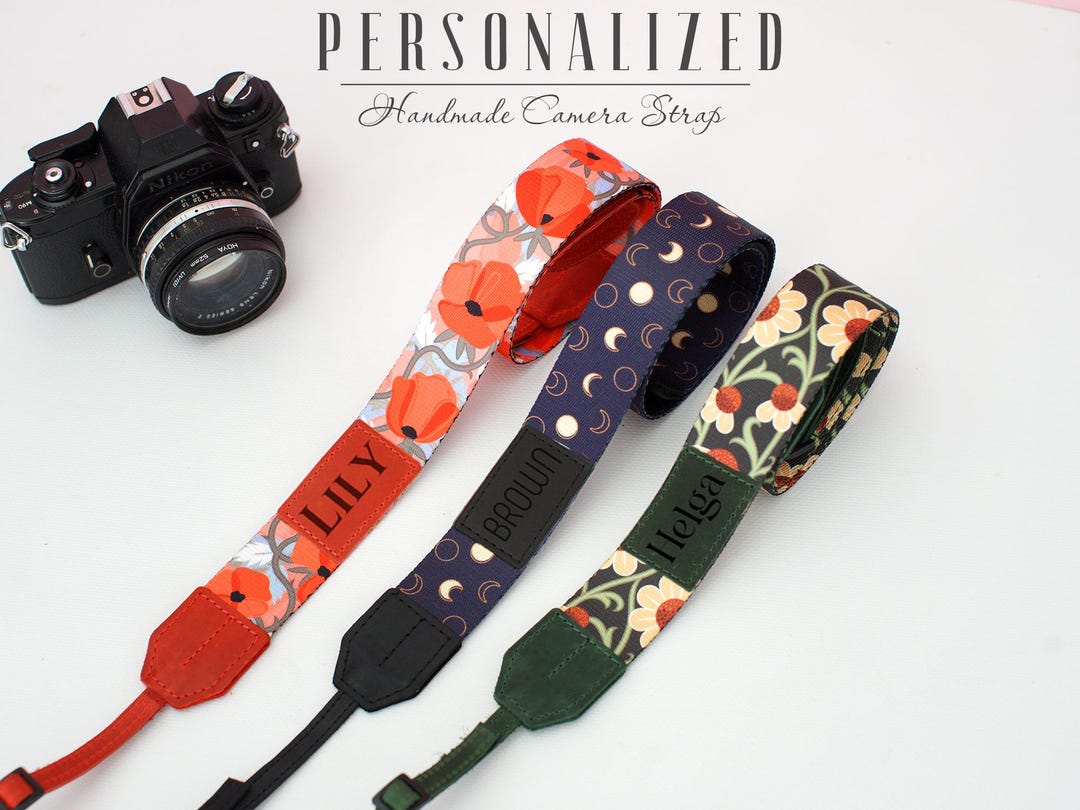 Personalized Camera Straps, Custom Engraved Camera Strap, Soft Nylon ...