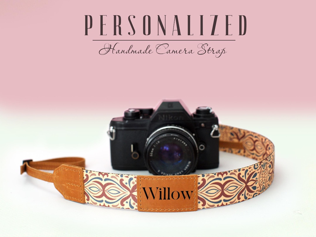 Camera Strap Personalized, Adjustable Soft Nylon Camera Straps, Custom ...