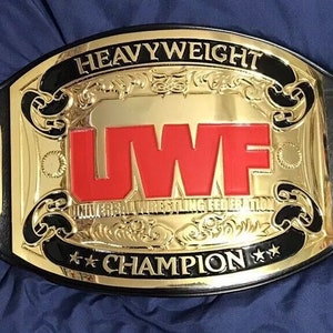 UWF Heavyweight Universal Wrestling Championship Title Belt Adult Size ...
