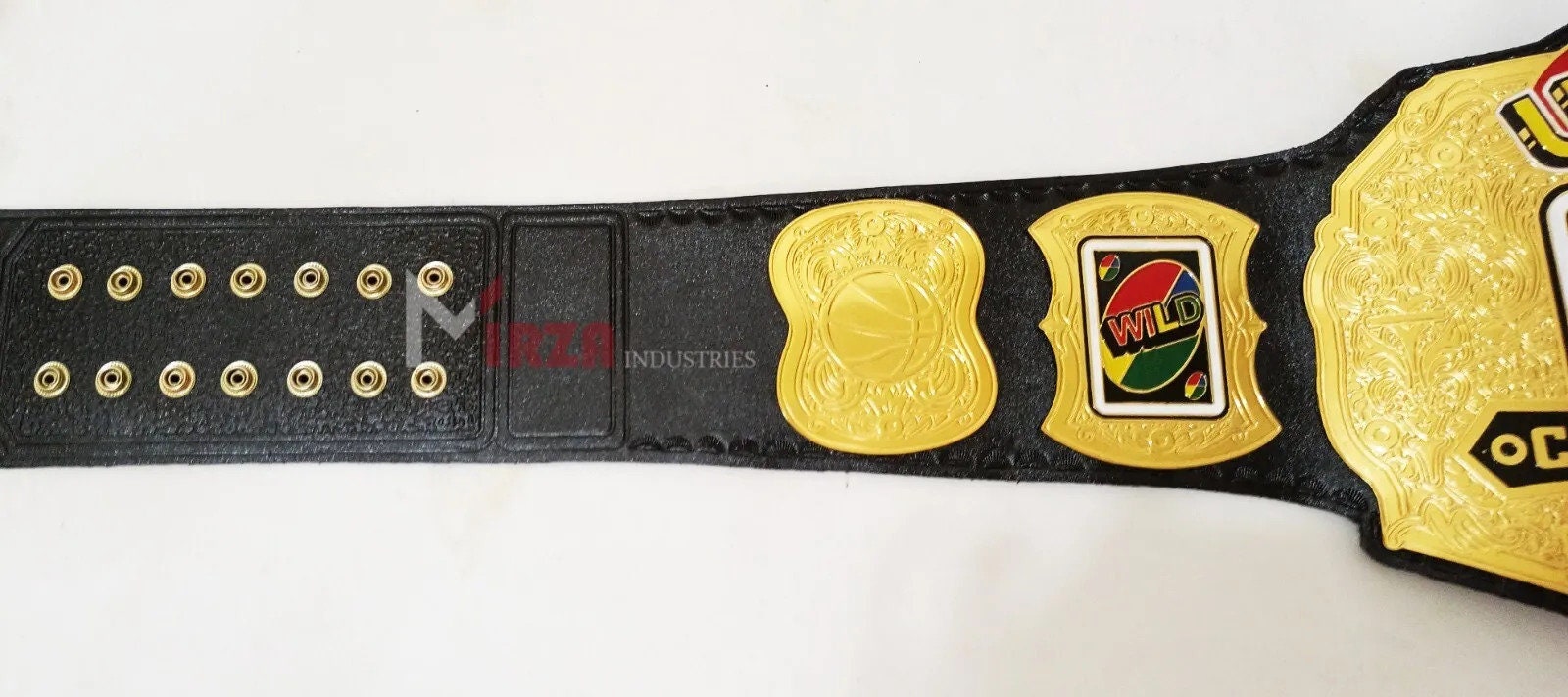UNO Wrestling Championship Belt UNO Card Game Adult Size Title Belt ...