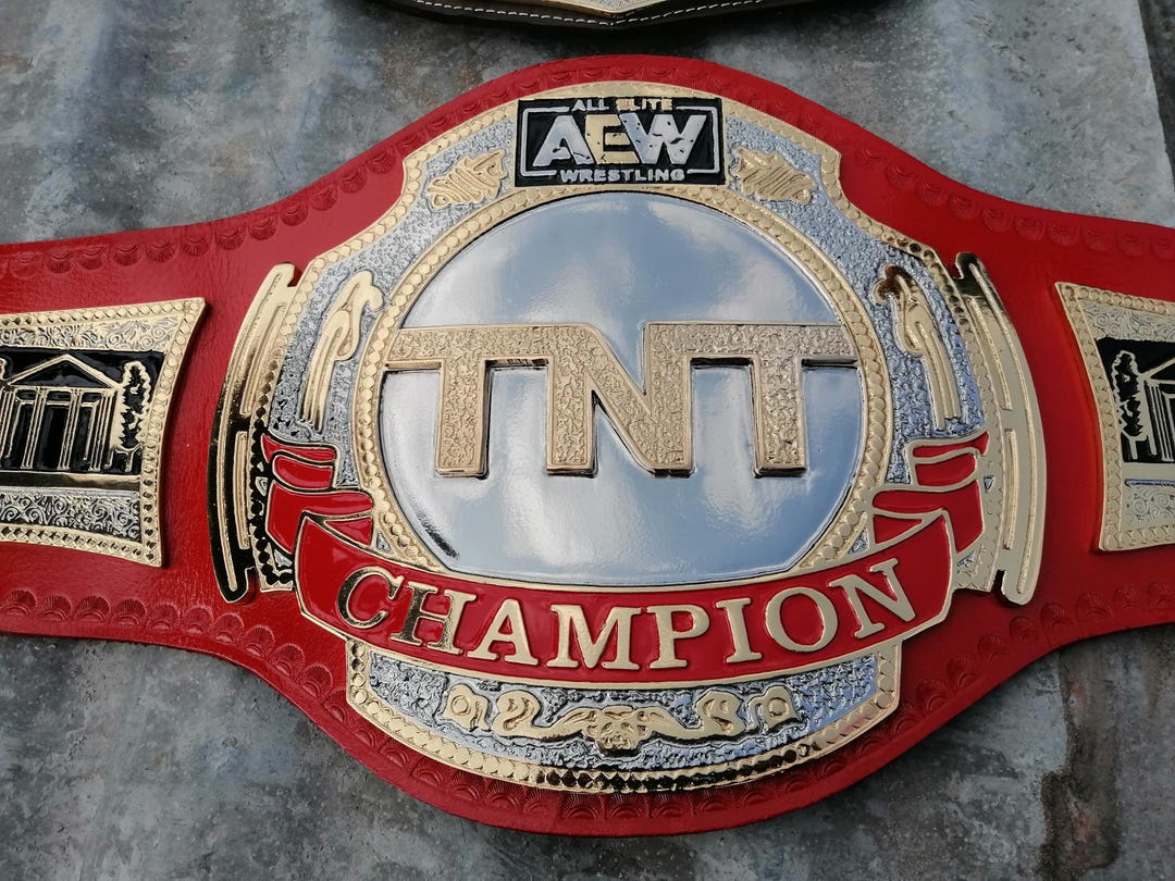 AEW TNT Heavyweight Championship Wrestling Belt Replica Adult Size ...