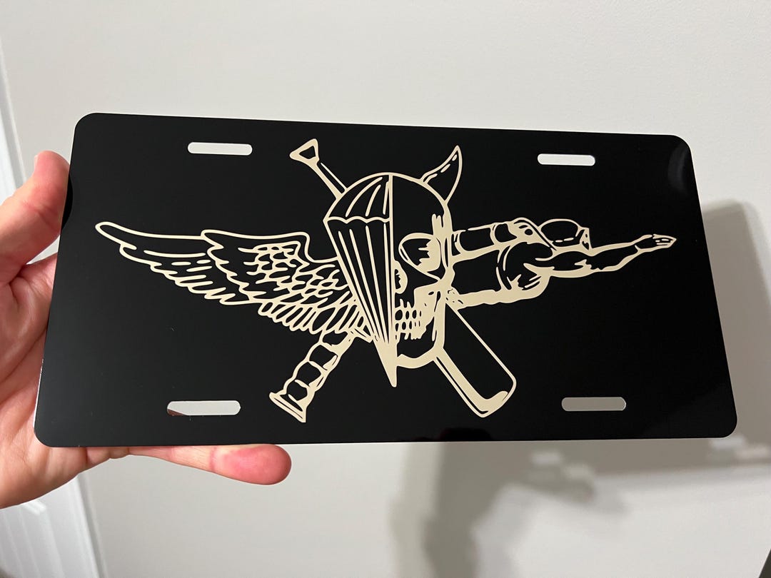 US Marine Recon Jack License Plate - Etsy