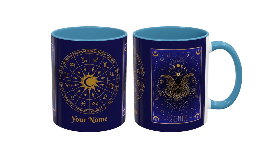 Custom Astrology Mug, Custom Gemini Mug, Horoscope Lover Mug, Gemini ...