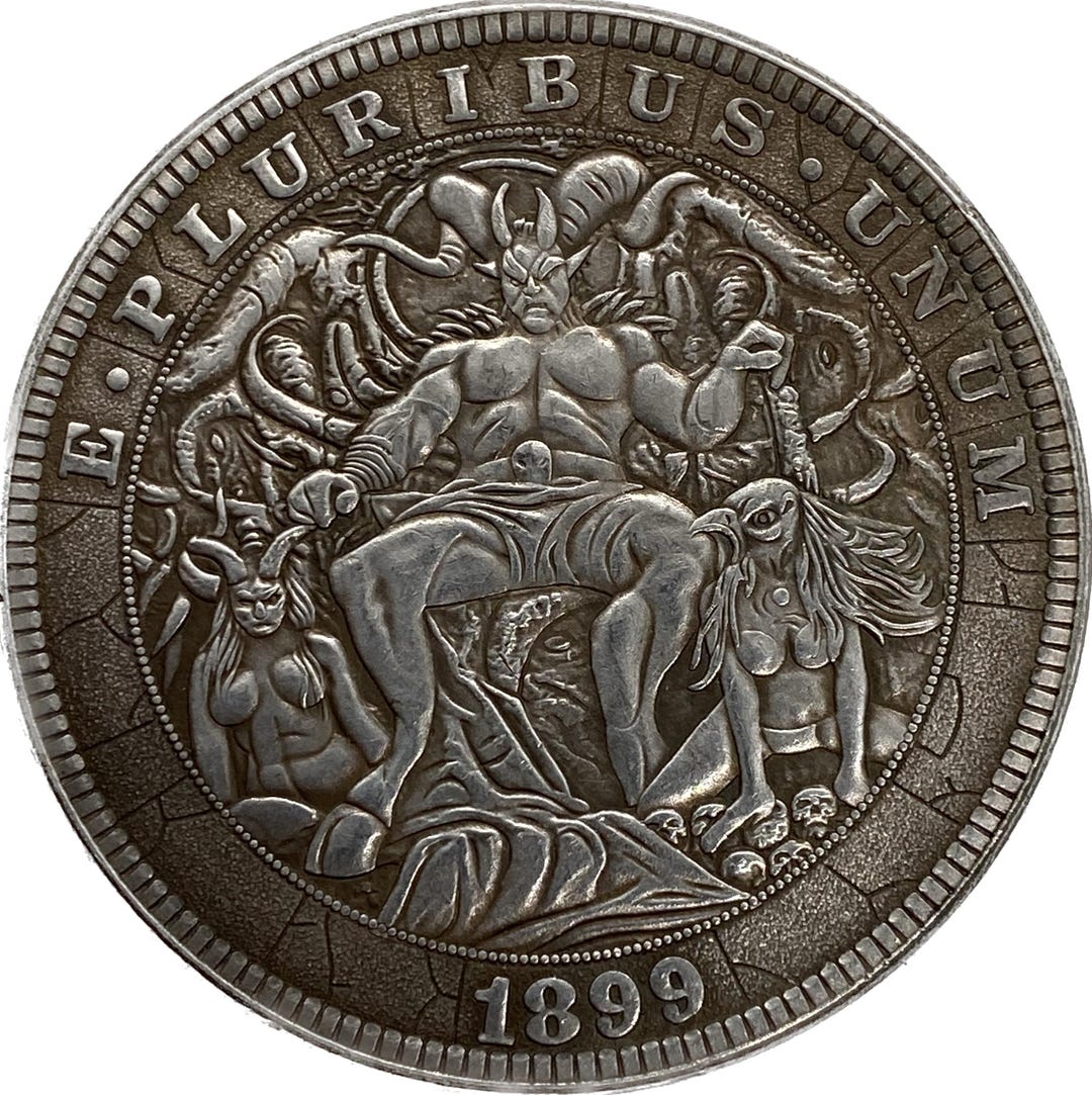 Demonic Design 1899 Coin – Collector's Gem Copy - Etsy
