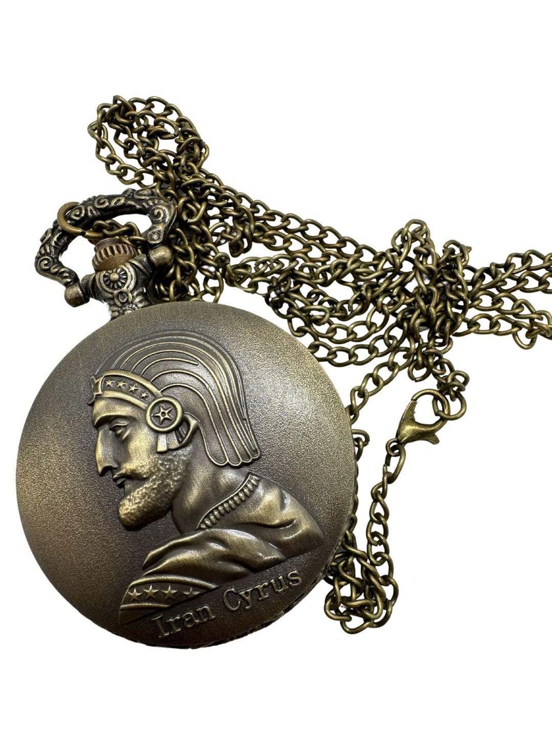 Cyrus the Great Pocket Watch: A Timeless Fusion of History and Art - Etsy