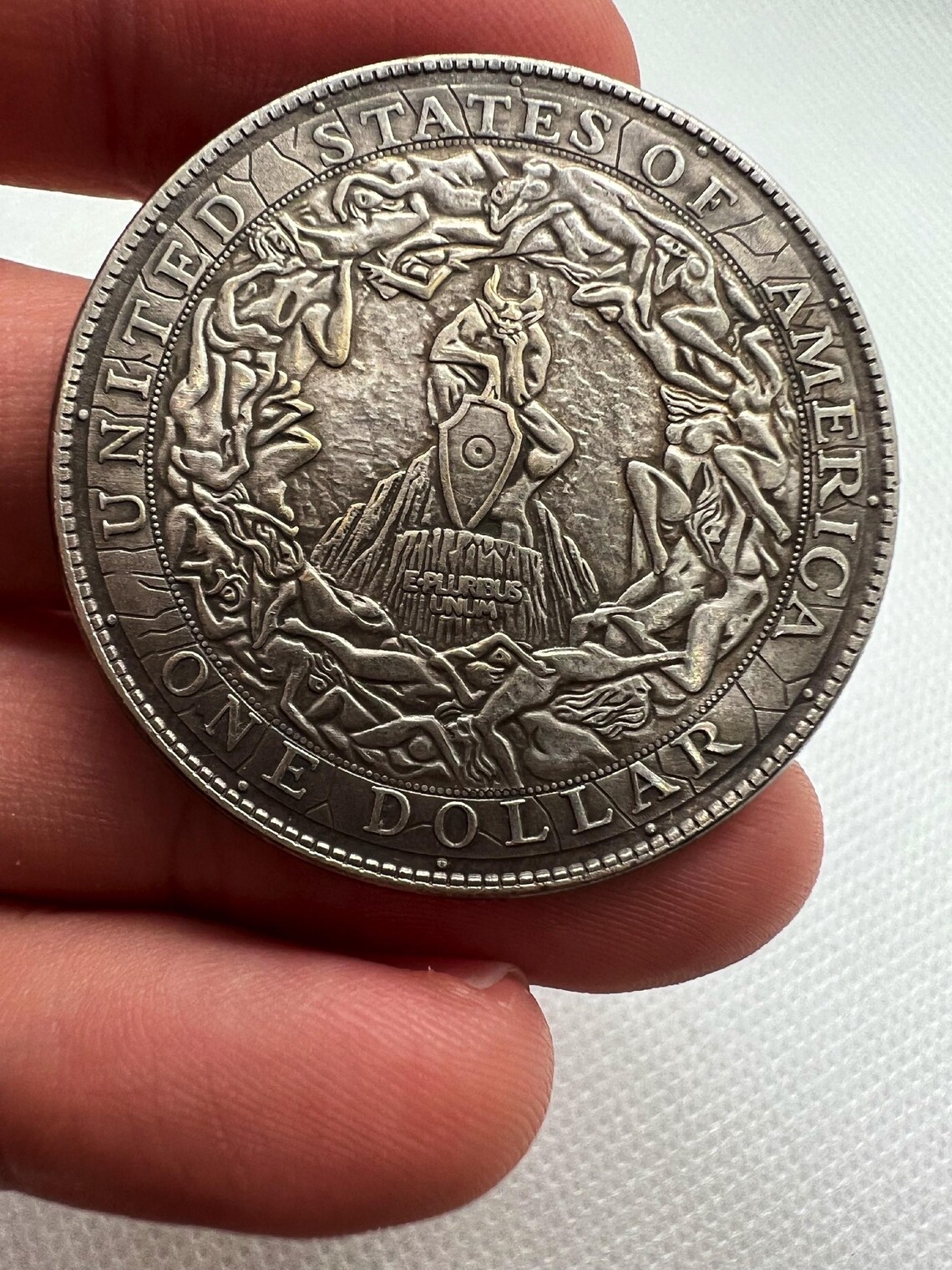 1897 Liberty Skull Replica Coin - Día De Los Muertos Copy - Etsy